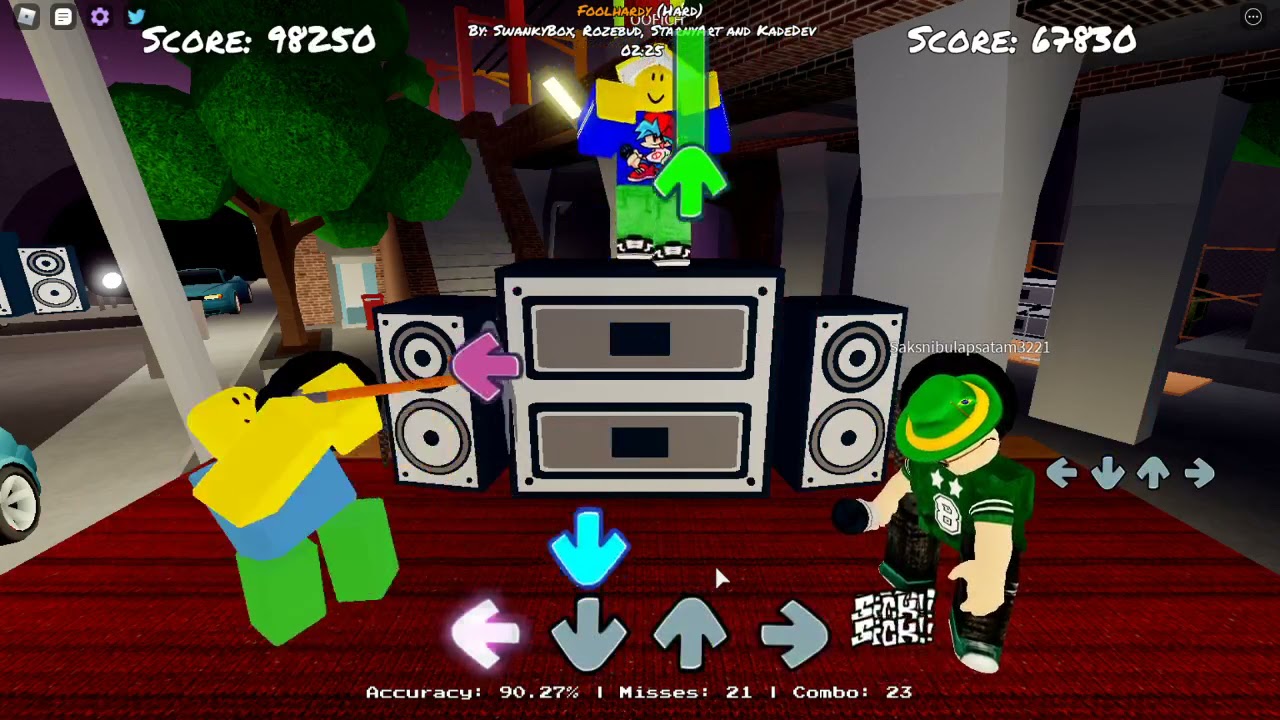 Funky Friday - Foolhardy Training - [ROBLOX FNF] - YouTube