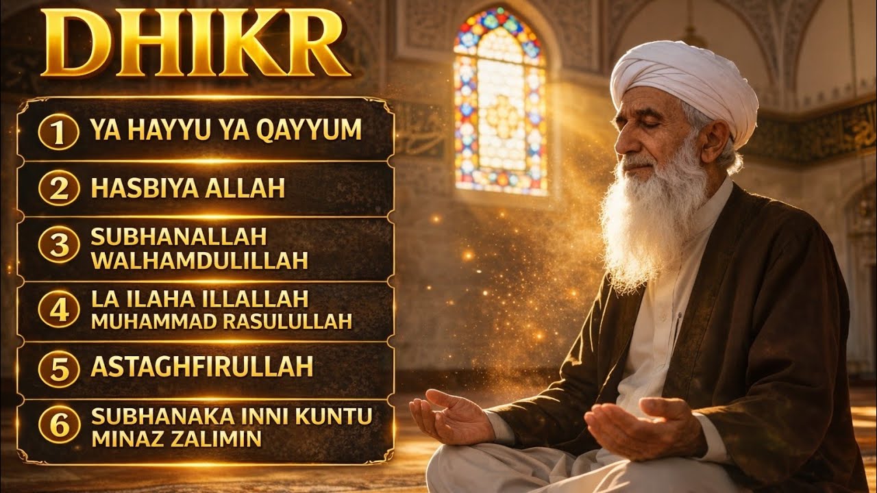 Most Powerful Islamic Dhikr Playlist | Peace, Healing & Spiritual Calm ...