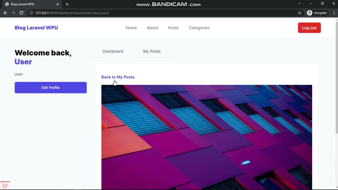 Hasil Belajar Laravel Dari Channel WPU (Blog System) - YouTube