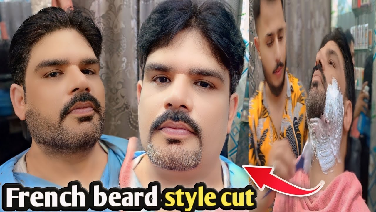 French Beard 🔥style Cut Shaving | Step By Step Tutorial 💫 French ...
