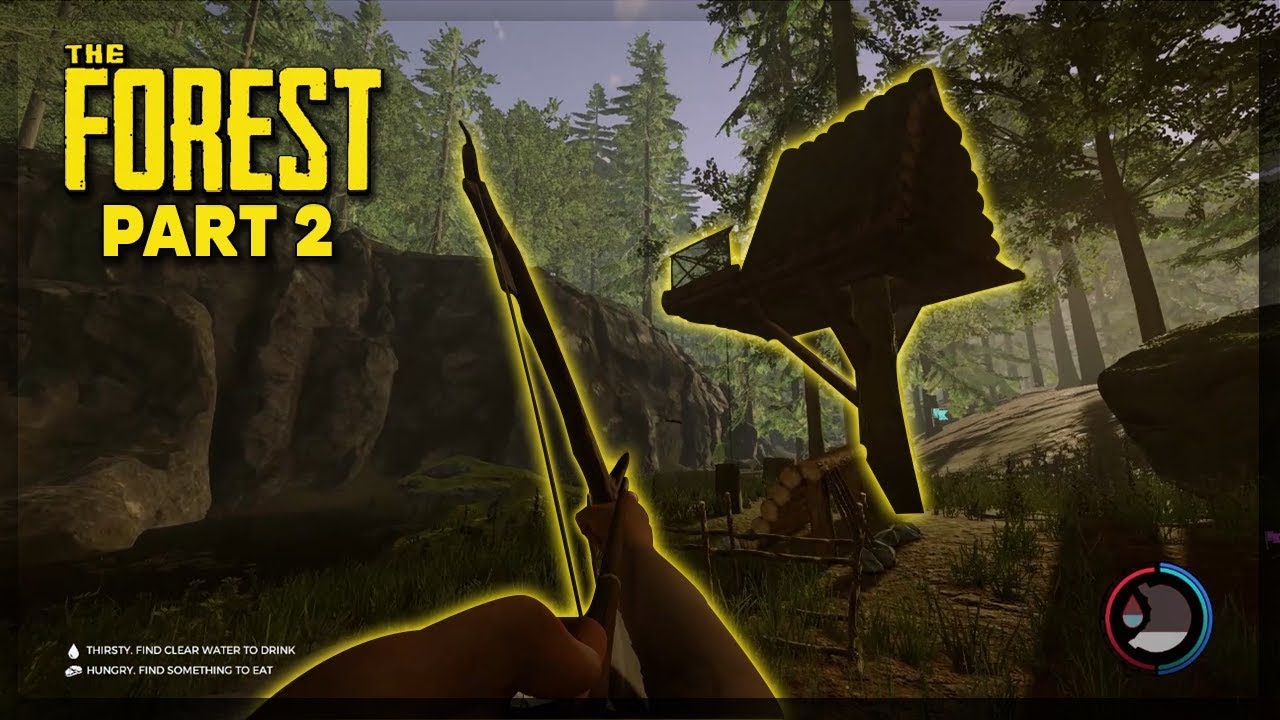 RUMAH POHON DAN BUSUR PANAH !!! - The Forest Indonesia Part 2 - YouTube