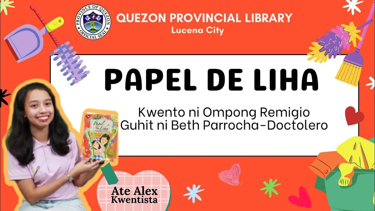 Papel De Liha | Mga Kwentong Pambata | Quezon Provincial Library - YouTube