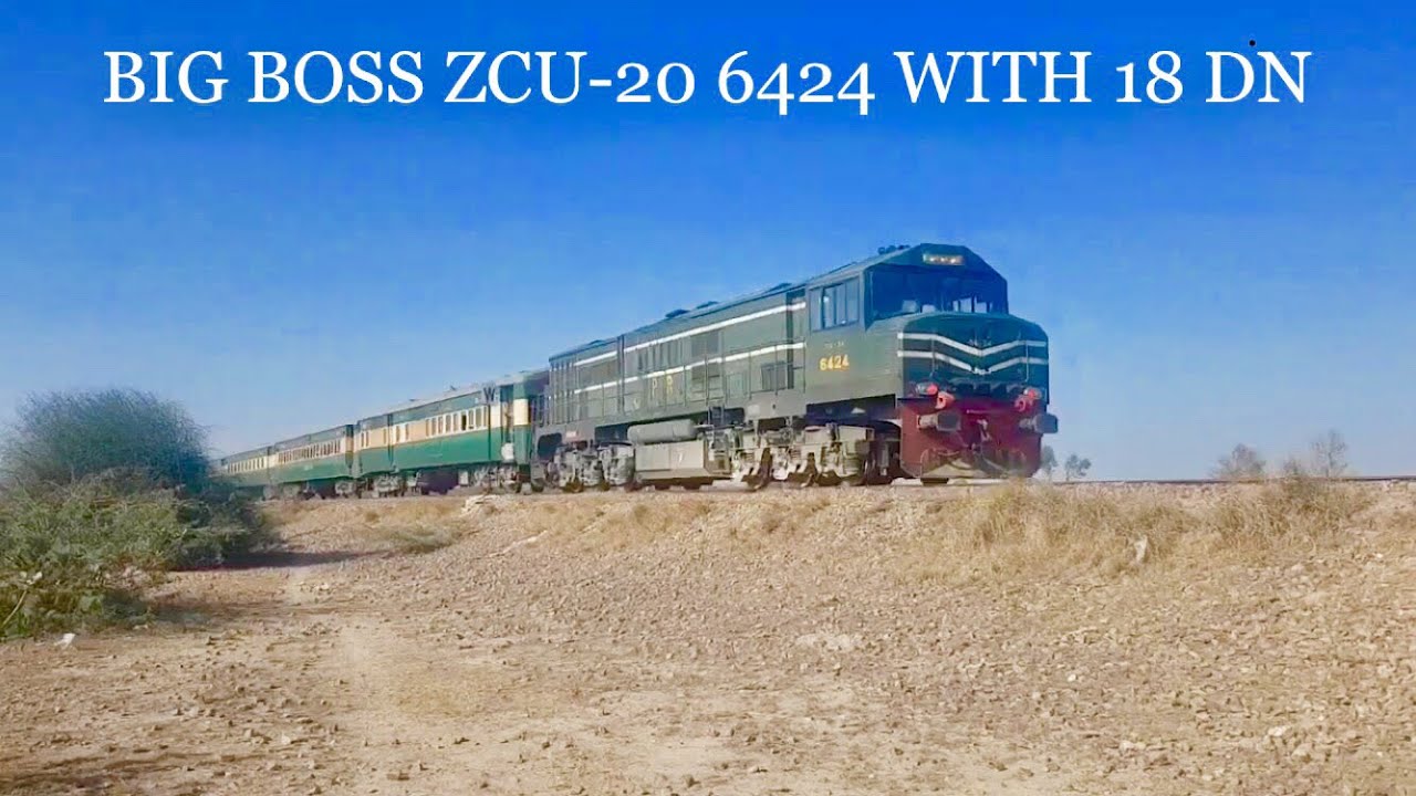 Big boss Loco with train | Chinese locomotive with Millat Express ...