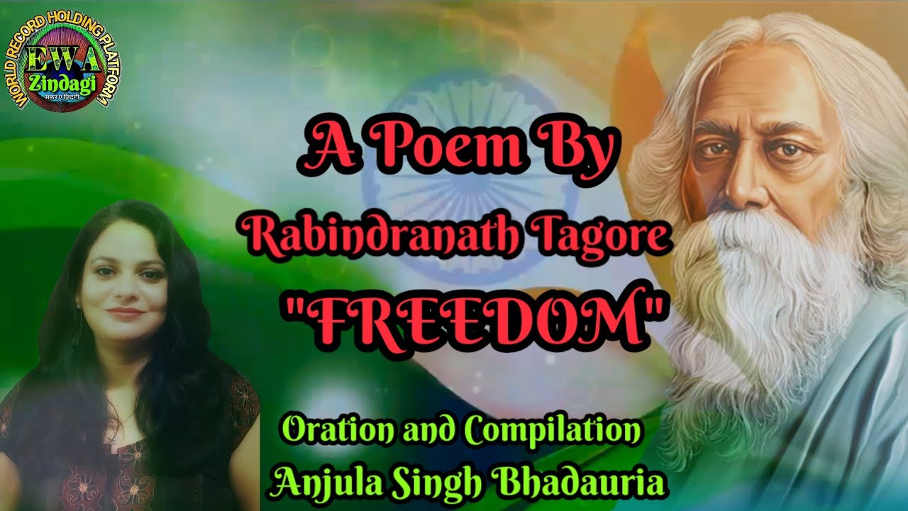 Patriotic Poem on Independence Day in English by Rabindranath Tagore ...