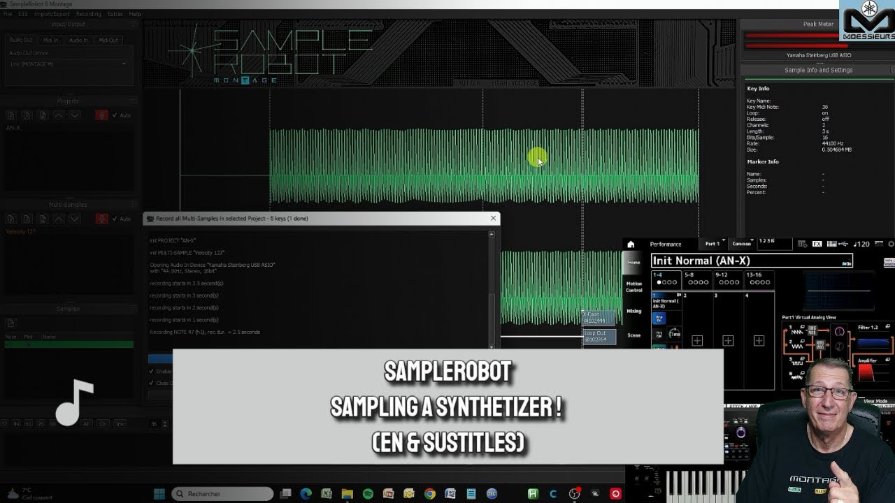 Samplerobot| How to sample a synthesizer (English & Subtitles) - YouTube