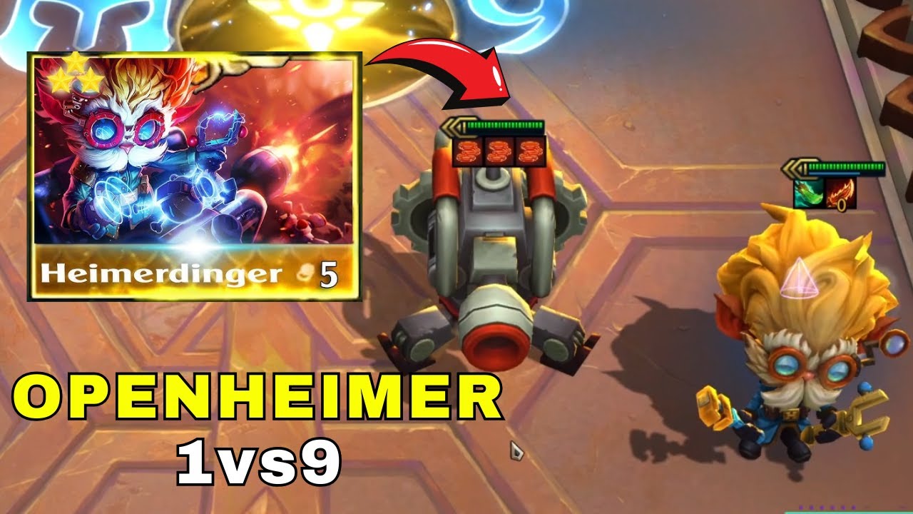 Heimerdinger 1 vs 9 ⭐⭐⭐ | SET 9 TFT - YouTube