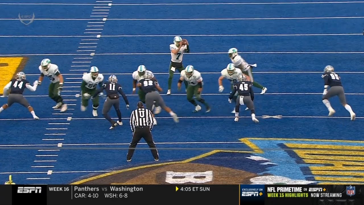 Cameron Carroll 65 Yard Touchdown Run | Tulane vs. Nevada | CFB Famous ...