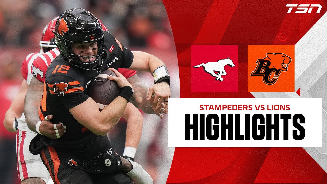 CFL WESTERN SEMI-FINAL: Calgary Stampeders vs. BC Lions | FULL ...