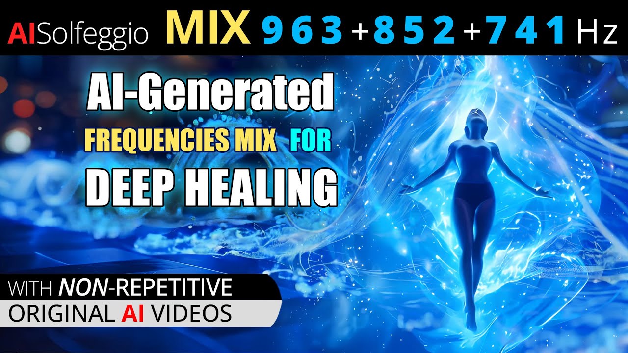 🌿🔊AI-Generated Solfeggio Frequencies for Deep Healing | AI Mix 936Hz ...