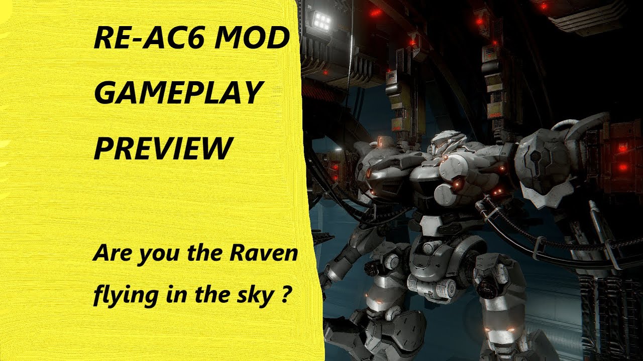 [AC6 mod] AC6 Balance REmeke MOD,AC Battle Preview - YouTube