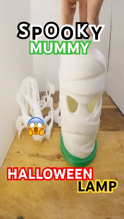 😱 This Mummy Lamp Will Haunt Your Halloween Nights! #3dprinting - YouTube