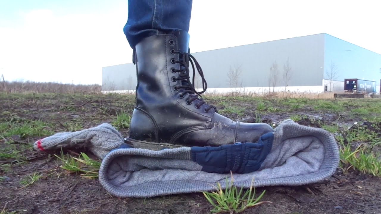 Invader Ranger / Army Boots stomp, trample and destroy small jacket in ...