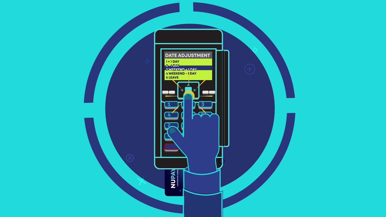 How to process an AEDO transaction on mobile terminal - YouTube
