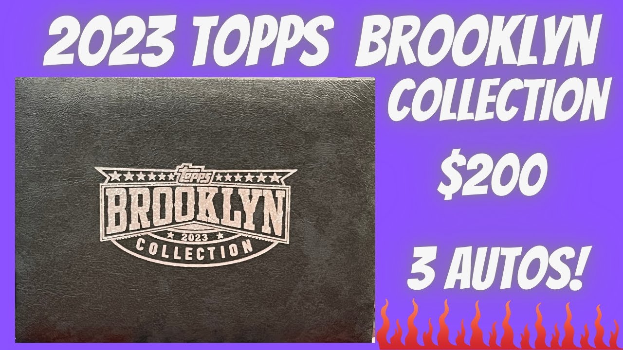 🔥2023 Topps Brooklyn Collection Box ⚾️ ** Awesome Auto and Top RC Pull ...