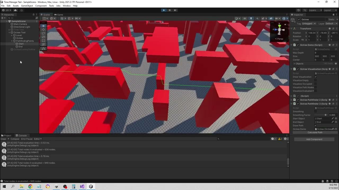Unity 3D Pathfinding - Experiment 3 - YouTube