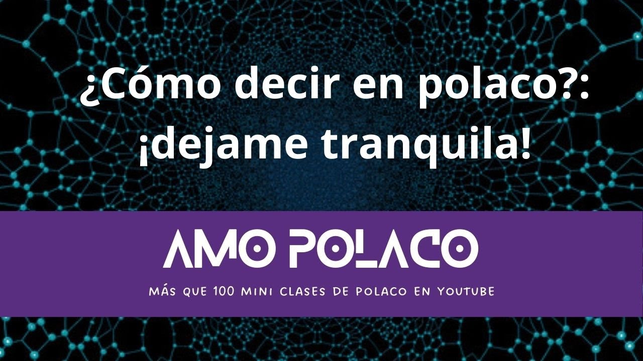 Como poner límites en polaco? Frases utiles en tu vida cotidiana - YouTube