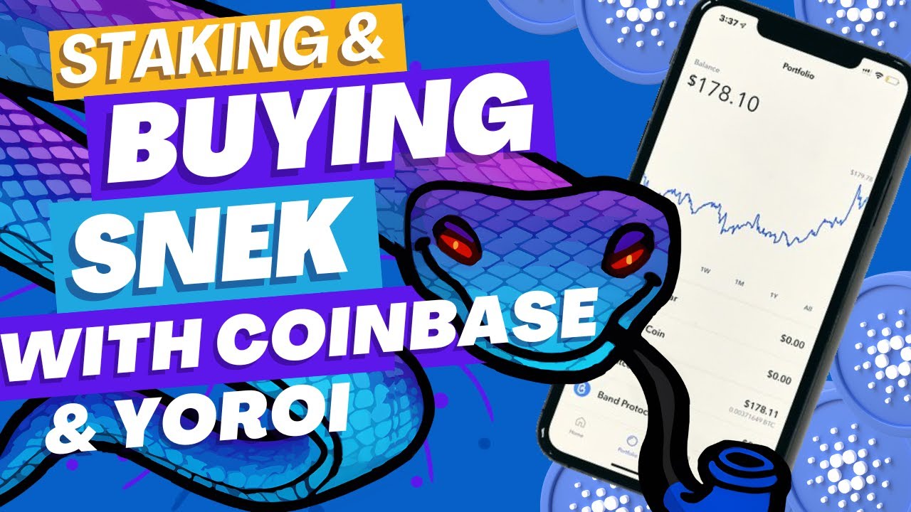 How to Buy and Stake SNEK 🐍 with Coinbase & Yoroi (Tutorial) - YouTube