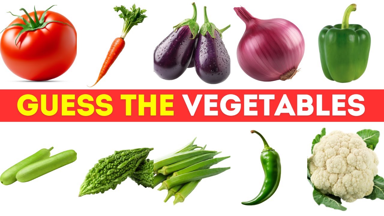 Guess the 20 Vegetables Quiz 🥕🍅🧄 | Test Your Veggie Knowledge - YouTube