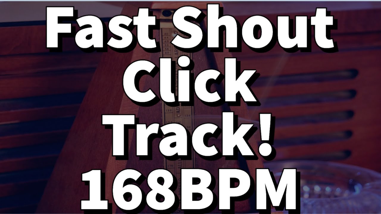20 MINUTES Fast Praise Break Loop | 168 BPM Click Track | Metronome for ...