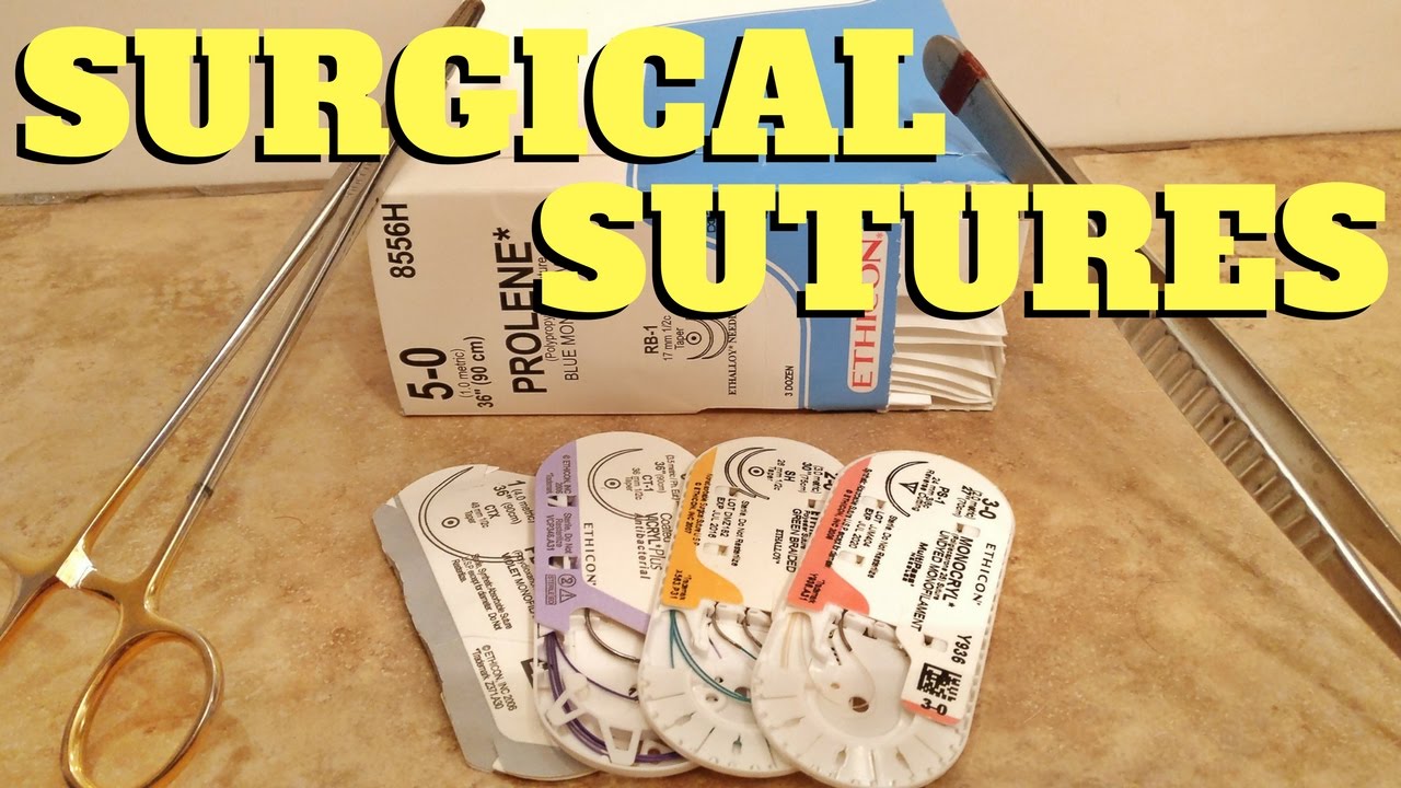 Common Sutures In Surgery Youtube