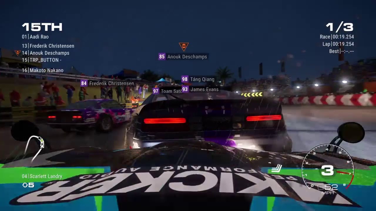 GRID (2019) journey through career mode / multiplayer lobby - YouTube
