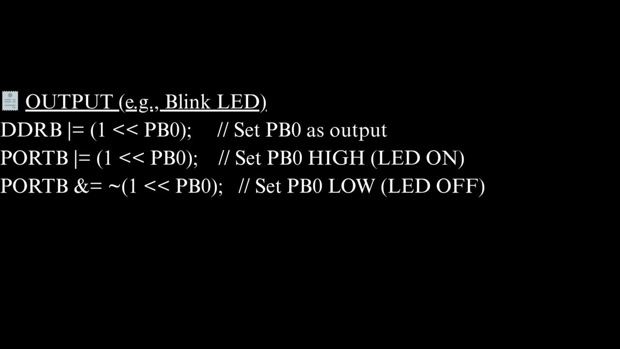 Understanding GPIO Pins Input/Output registers, setting pin directions ...