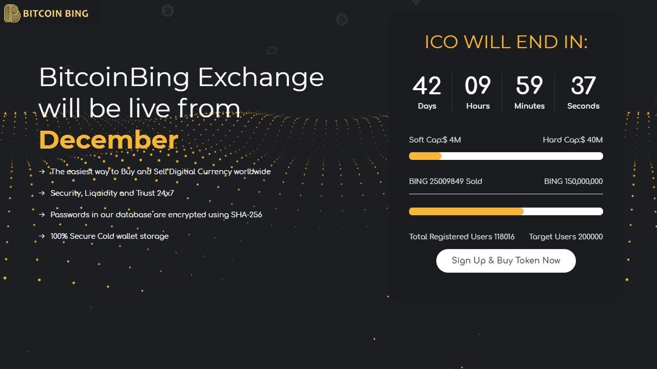 Bitcoin Bing - A Revolutionary Exchange With Unique Features - YouTube