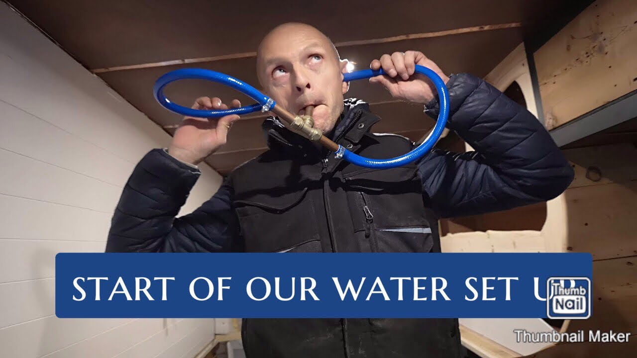 Start of the water set up in our sprinter - YouTube