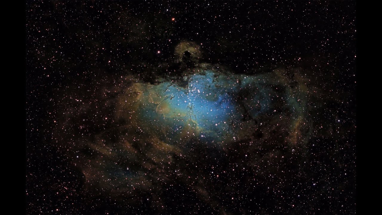 Eagle Nebula - Simulated Approach Through M16's Starfield - YouTube