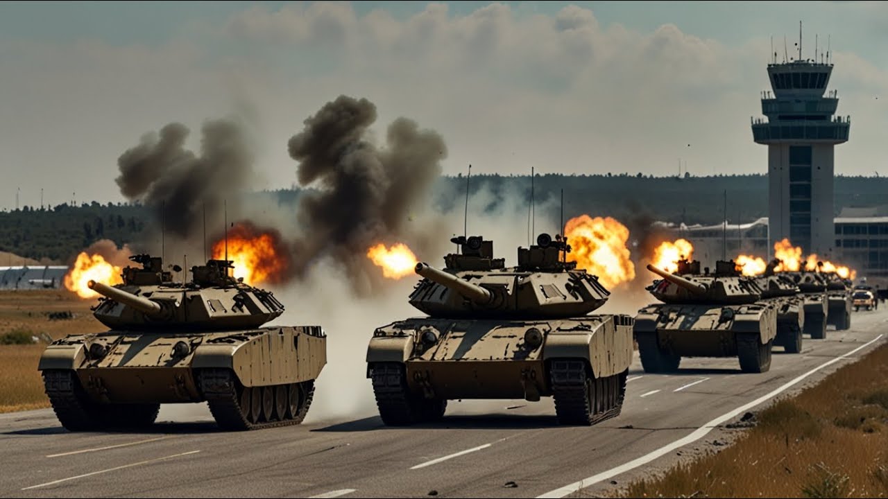 Right on target! Ukrainian troops use X66 battle tanks to attack an ...