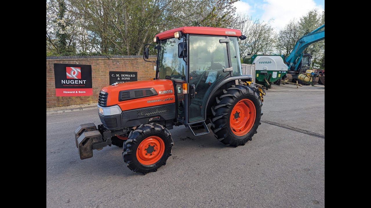 KUBOTA L3830 4WD TRACTOR WALKAROUND VIDEO - YouTube