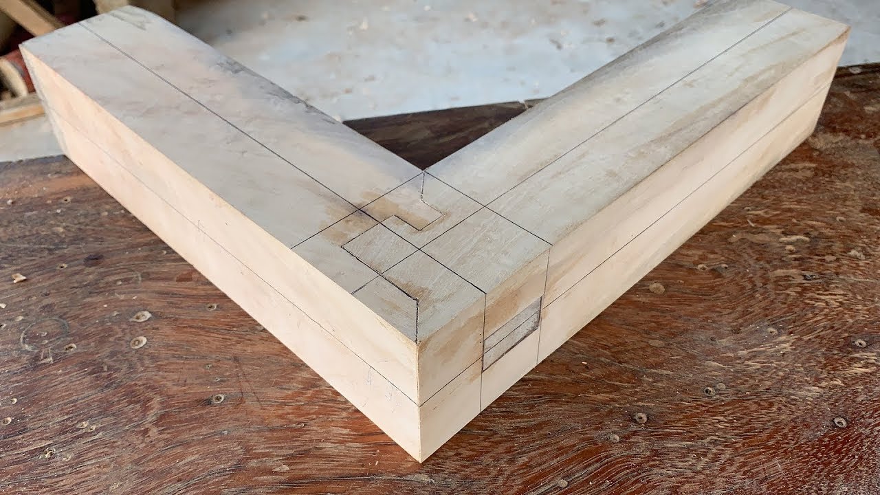 Amazing Wood Joints Techniques Of Carpenter , Awesome Hand Cut Japanese ...