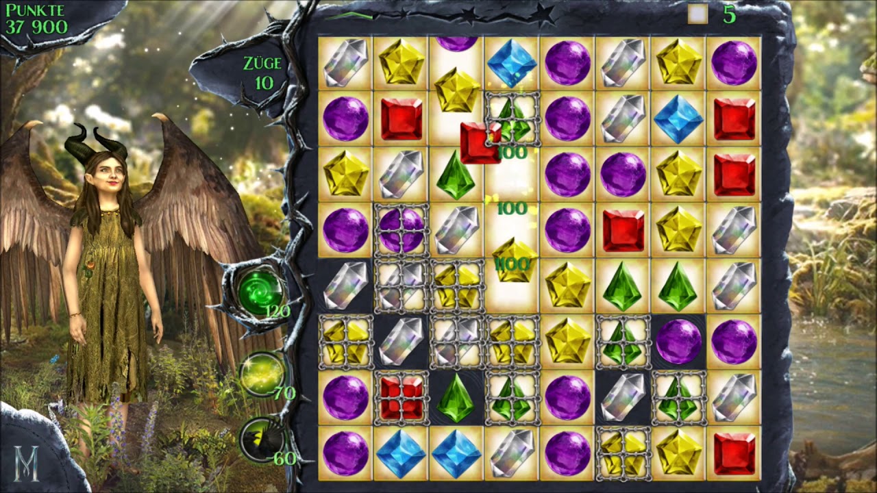 Disney's Maleficent Free Fall Level 15 Finished Gameplay - YouTube