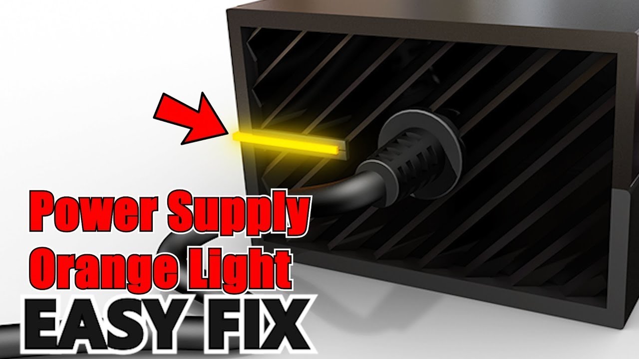 How To Fix Xbox One Power Supply Orange Light YouTube