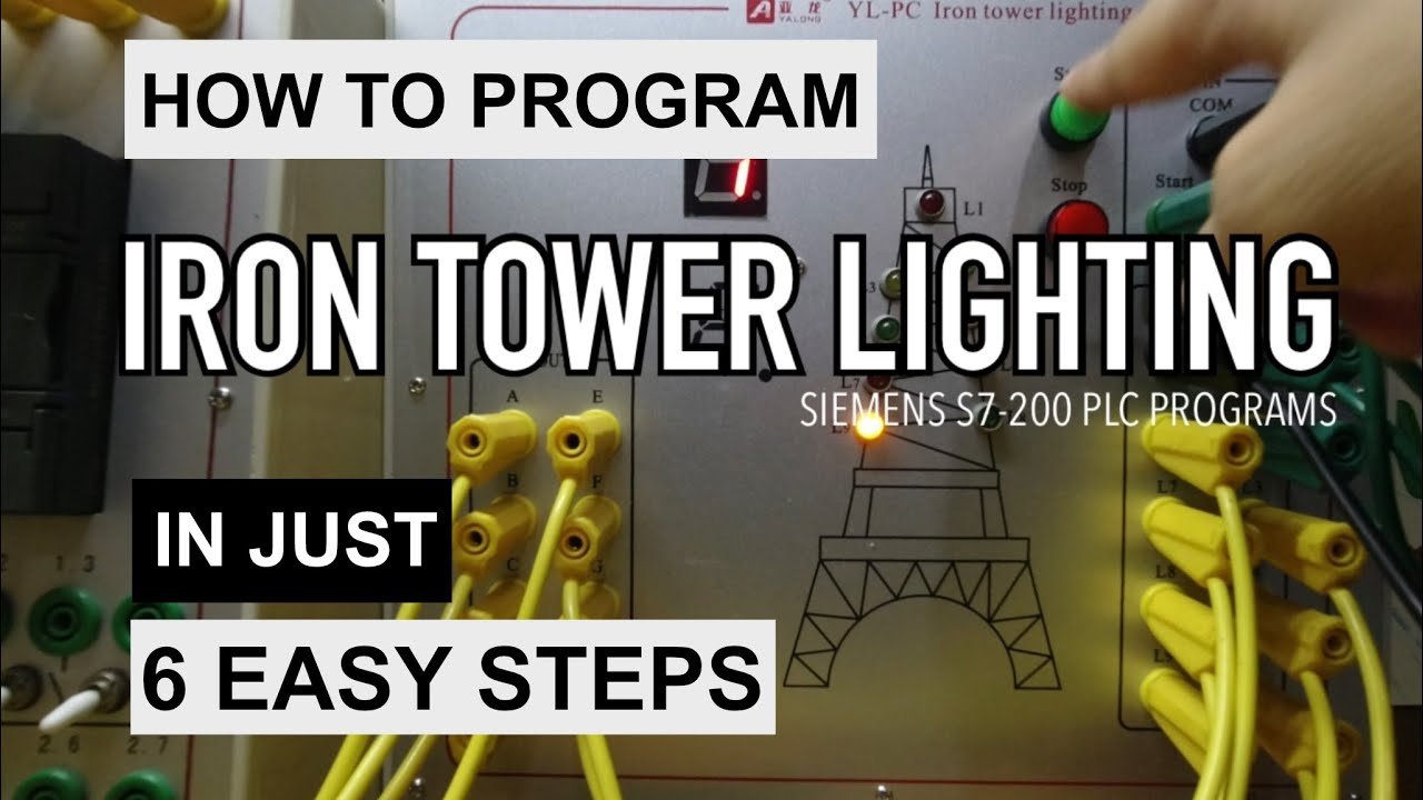 IRON TOWER LIGHTING | SIEMENS PLC PROGRAMMING - YouTube