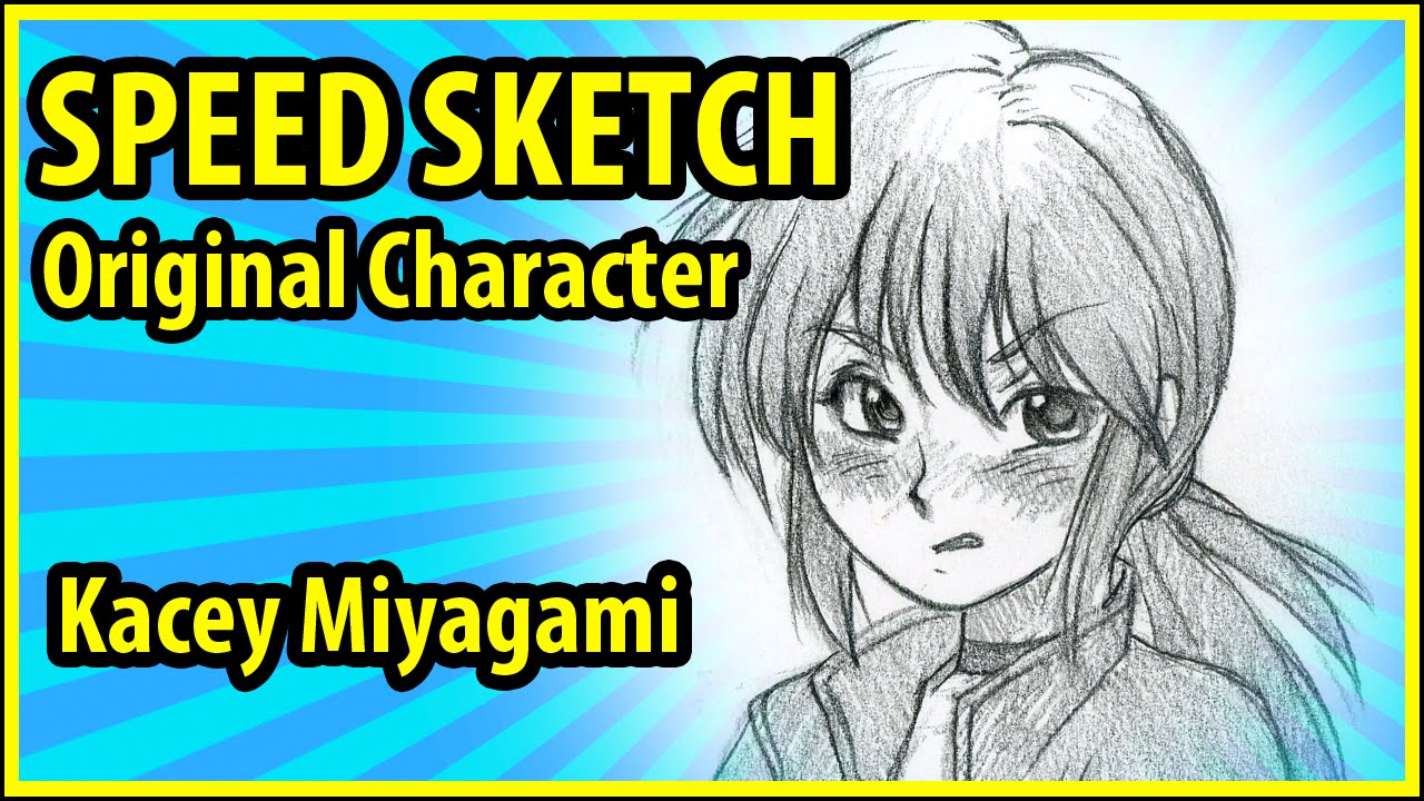 Anime Speed Draw Sketch : Kacey Miyagami Creates An Original Anime ...