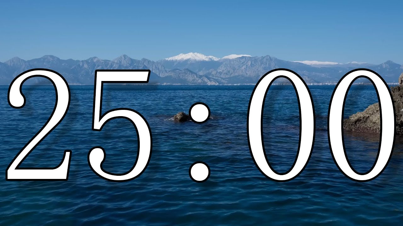 25 Minute Timer | Calm Ambient Music - YouTube