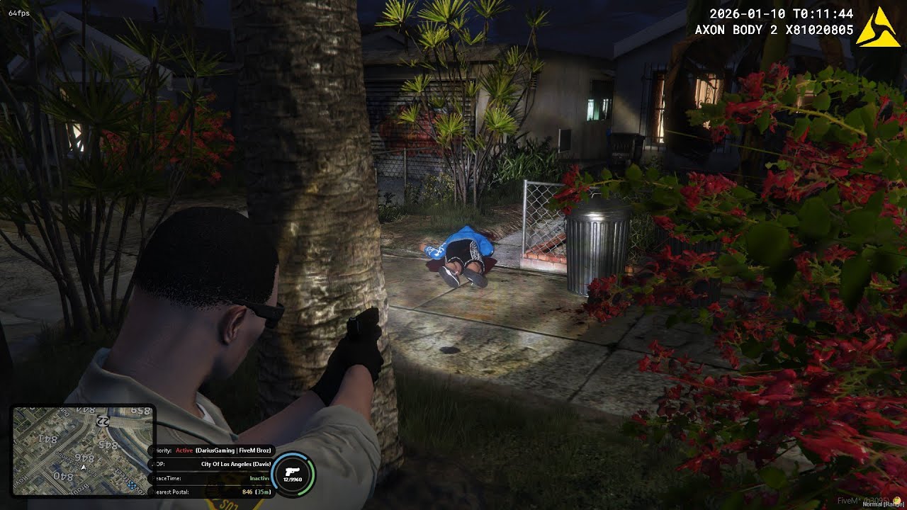 Playing fivem as LASD - YouTube