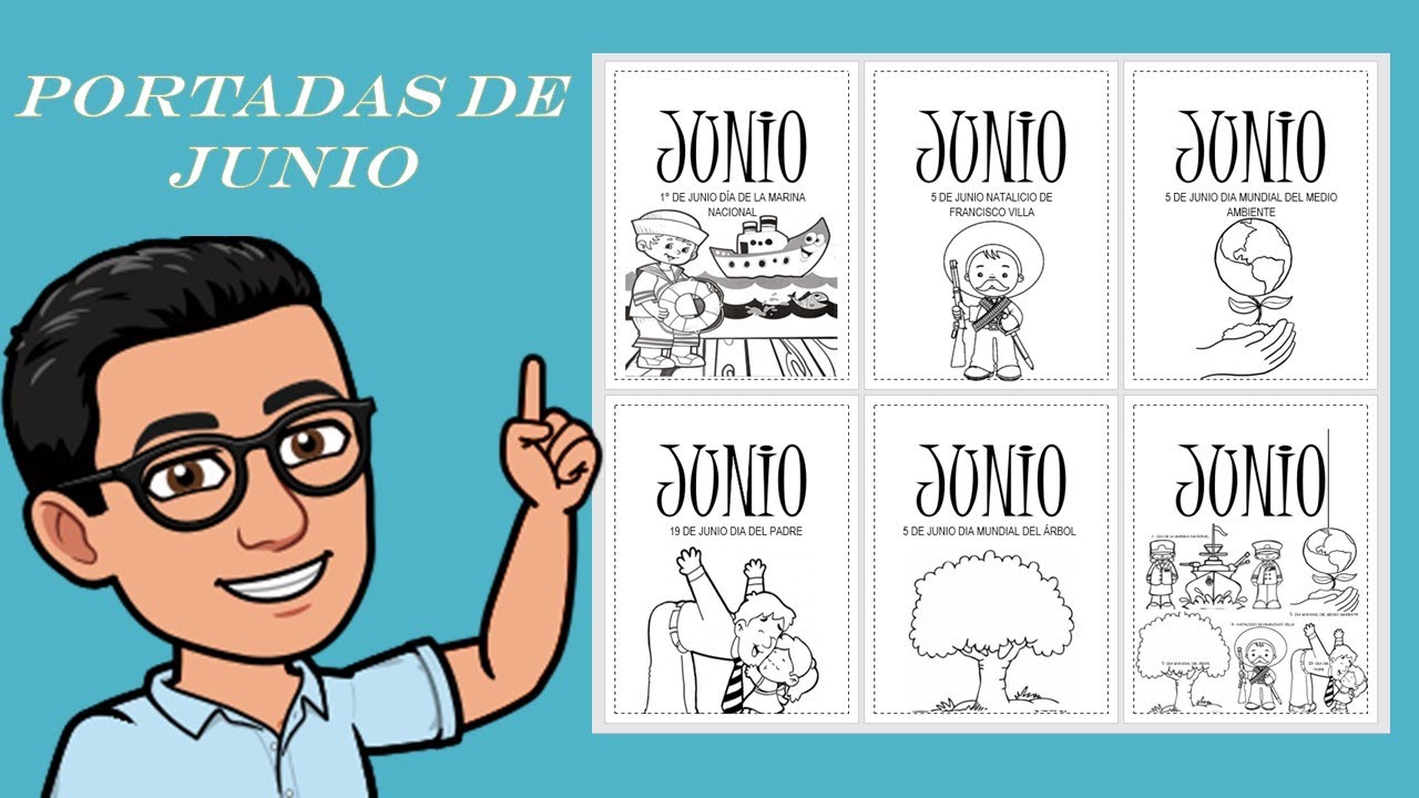 Portadas de Junio/ Descarga Gratuita/ Profe Ángel - YouTube