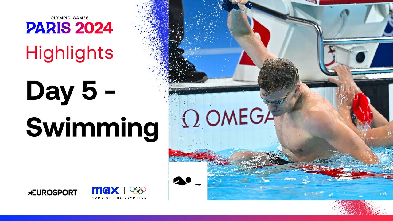 RECORDS SHATTERED!🥇| Swimming Paris 2024 Day 5 Highlights | #Paris2024 ...