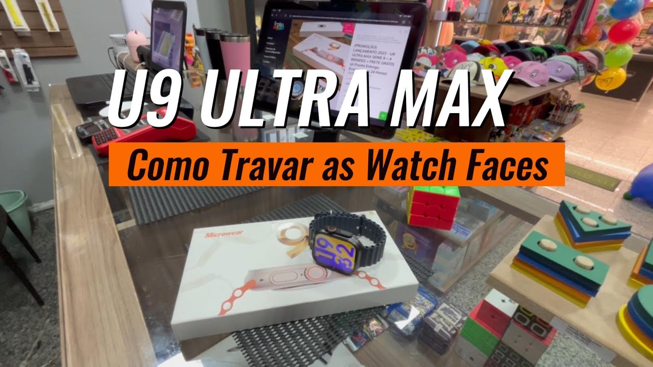 U9 ULTRA MAX - Como Travar As Watch Faces - YouTube