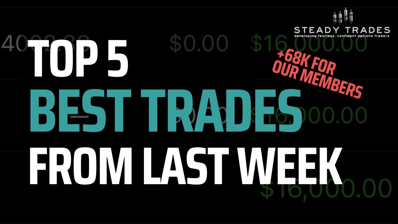 Top 5 Trades From Week 9/06 | Steady Trades - YouTube