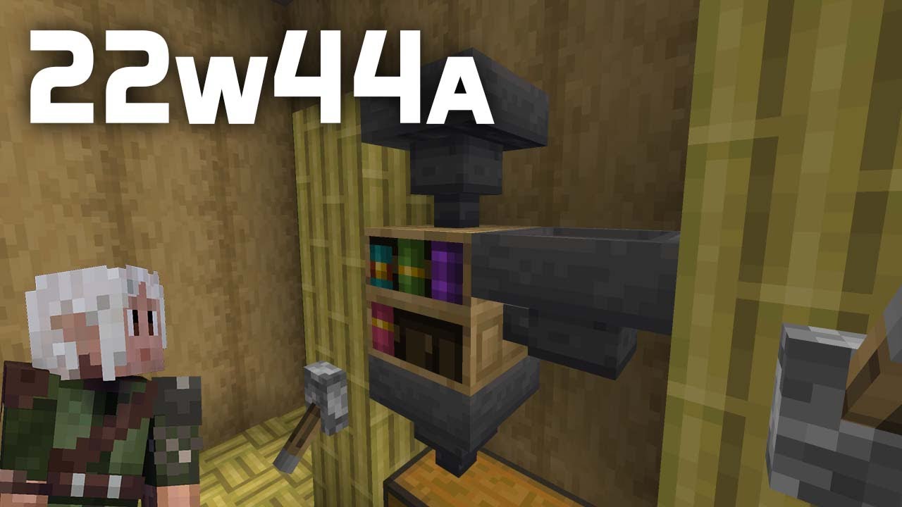 What's New in Minecraft Snapshot 22w44a? Bookshelf Hoppers, Game Rules ...