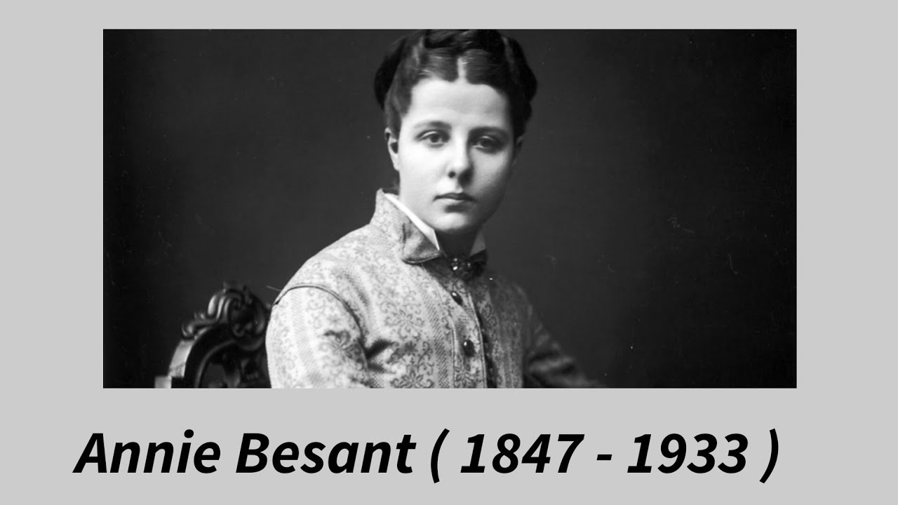 Brief Biography on Annie Besant#anniebesant #biography # ...