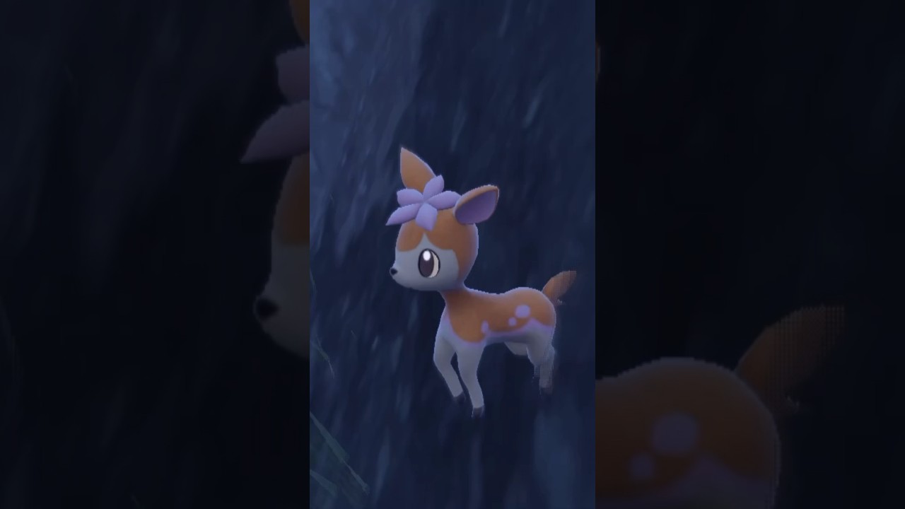 Shiny Autumn Form Deerling inside a mountain in Pokémon Scarlet! # ...