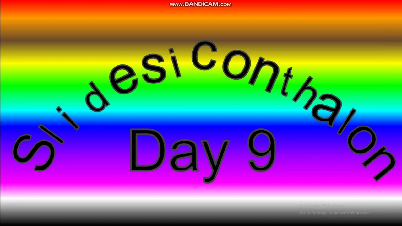 Slidesiconthalon Day 9 - YouTube