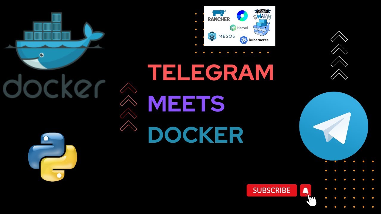 Telegram Meets Docker 🙏🏻🙏🏻🙏🏻🙏🏻 || Docker SDK and Telegram Python Module🖇🖇🖇🖇 - YouTube