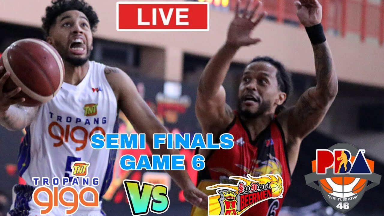 PBA LIVE TODAY: TNT Tropang Giga VS San Miguel Beermen | Live ...