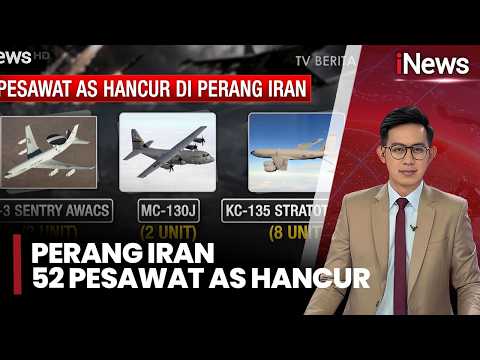 Amerika Rugi Besar! 52 Pesawat AS Hancur Dalam Perang Iran | iNews Pagi (14/6)