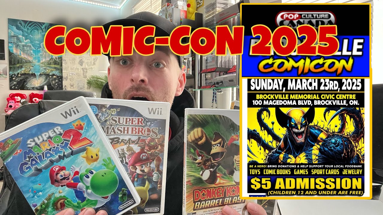 GOING TO MY 1st COMICON 2025 TO FIND GAMES - YouTube